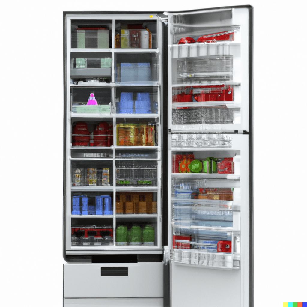 Variable temperature fridge levels with auto item temperature ...