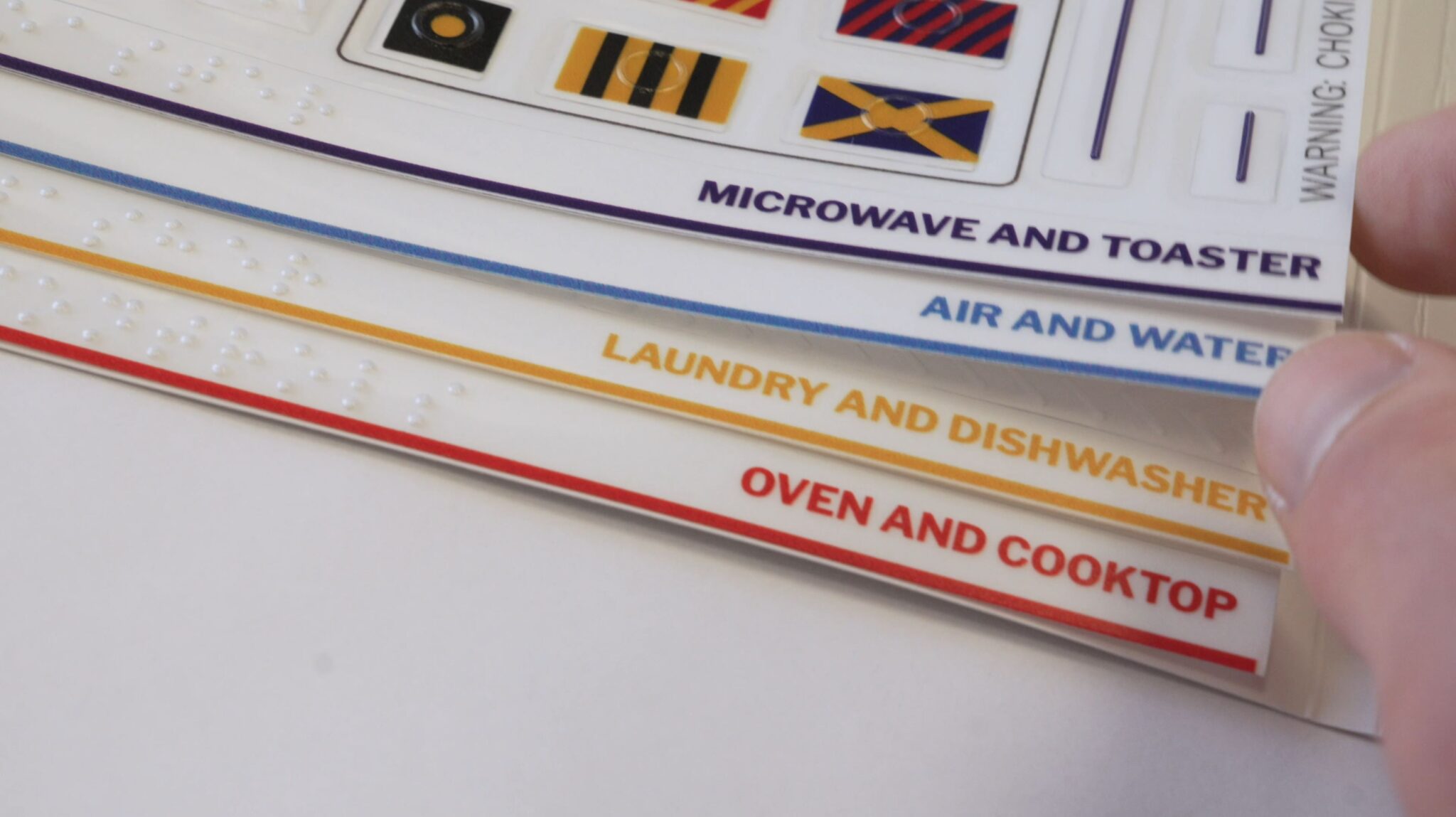 Tactile Sticker Kit - FirstBuild